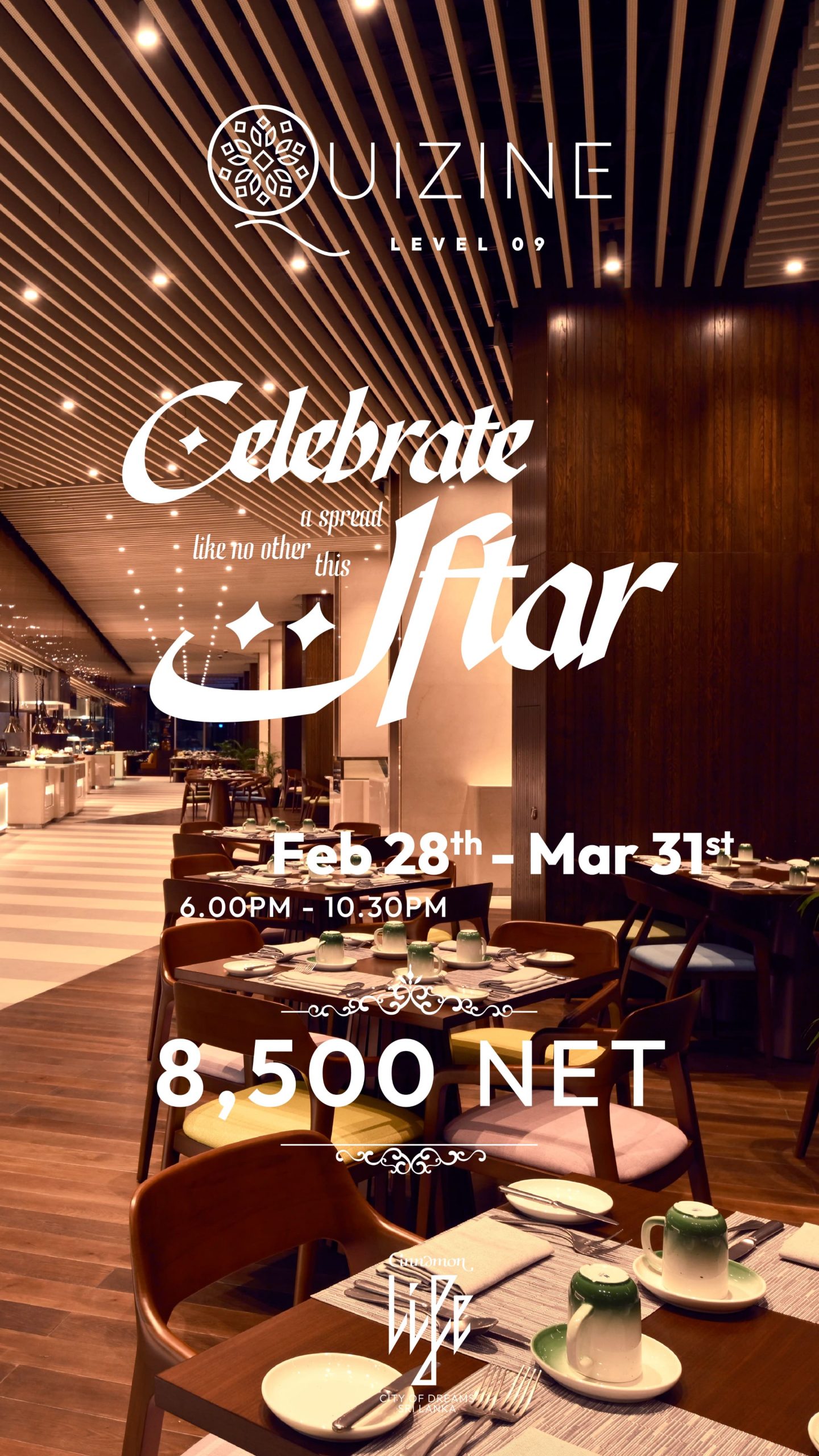 IFTAR Buffet List – 2025 – Yamu.lk