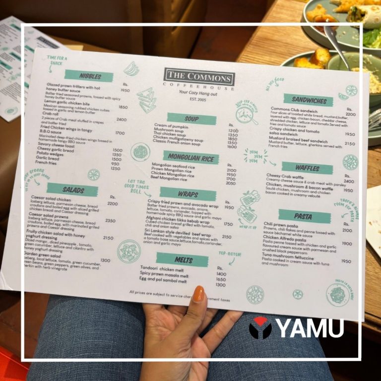 A Review of The Commons Coffee House’s New Offerings – Yamu.lk